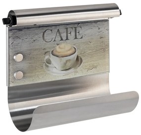 Magnetický držák na utěrky s dávkovačem na fólie Wenko Café