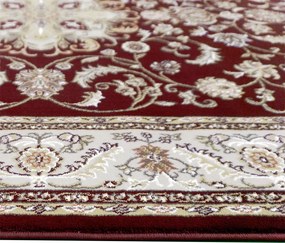 BE Koberec Shahrazad 4800 RED - červený béžový obdélníkový Rozměr: 60x100 cm