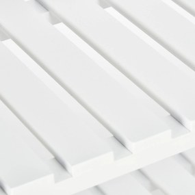 HOMCOM Dřevěná Botník 3-patrový Regál na Boty pro 9 Párů do Předsíně 70x26x57.5 cm Bílý