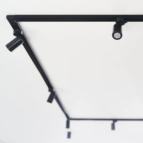 Halogenová LED žárovka GU10 teplá 3000k 12w 1200 lm černá