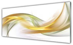 E-shop24, 120 x 60 cm, 3S - 114891394,  Obraz na skle - Abstrakt žlutý 120 x 60 cm