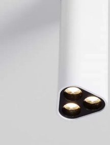 LED bílo-černé designové stropní svítidlo Etho