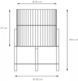 Lucide 03540/01/72 - Stolní lampa JANTINE 1xE27/40W/230V