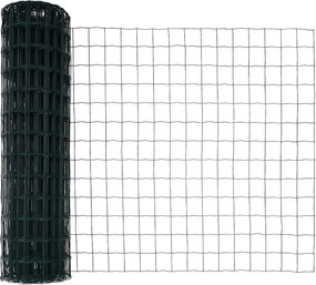 Euro plotové kotvení 10 x 1,4 m Ocel potažená PVC Zelená 3350351