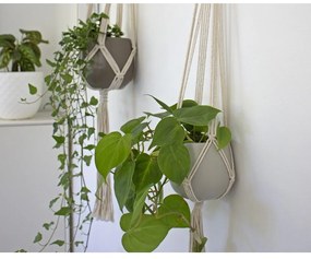 Látkový závěs na květináč ø 13 cm (výška 100 cm) Macramé – Artevasi