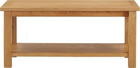 vidaXL Konferenční stolek 90 x 45 x 40 cm masivní dubové dřevo [289204] Barva: tmavě hnědá