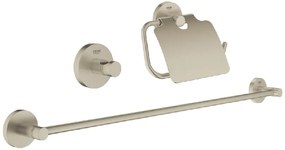 Grohe Essentials - Sada doplňků do koupelny 3 v 1, kartáčovaný nikl 40775EN1