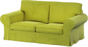 Potah na pohovku IKEA  Ektorp 2-místná, nerozkládací barva zelená látka lesklé, sametová