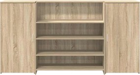 Recepční stůl dub sonoma 200x50x103,5 cm kompozitní dřevo 3324180
