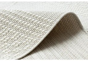 koberec NANO EM52A Diamanty, smyčkový, plošně tkaný bílá velikost 160x220 cm | krásné koberce cz