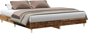 Rám postele bez matrace Staré dřevo 160x200cm Technické dřevo 3329037