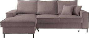 XXXLutz ROHOVÁ SEDAČKA, textil, šedavě hnědá P & B - Sedací soupravy - 002310021704
