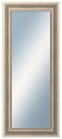 DANTIK - Zarámované zrcadlo - rozměr s rámem cca 50x120 cm z lišty KŘÍDLO velké stříbrné patina (2773)