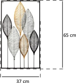 Nástěnná dekorace DECO, 37 x 65 cm