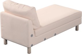 Potah na přídavný šezlong IKEA Karlstad, krátký barva růžová látka pletený vzor