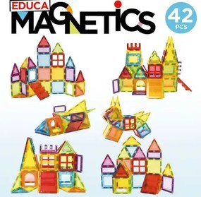 EDUCA Magnetická stavebnice Magnetics / 42 dílků
