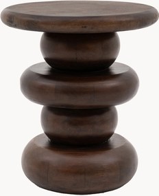 Kulatý konferenční stolek z mangového dřeva Sculpt