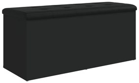 vidaXL Úložná lavice černá 102 x 42 x 45 cm kompozitní dřevo