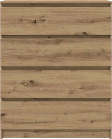 Příborník dub artisan 80x35x99 cm kompozitní dřevo 3328488