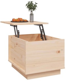Konferenční stolek 40 x 50 x 35 cm masivní borové dřevo - Default Title