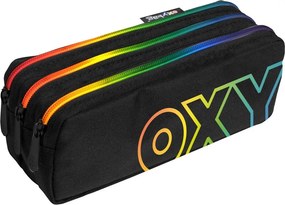 Oxybag - penál etue Rainbow, tři zipy