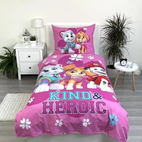 Jerry Fabrics Povlečení Paw Patrol PP 475 Heroic 140x200, 70x90 cm
