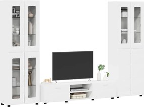 Sestava TV skříněk FLORIN 3 ks Bílá Kompozitní dřevo 3398004