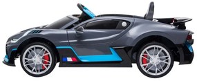 HračkyZaDobréKačky Elektrické auto Bugatti Divo šedé