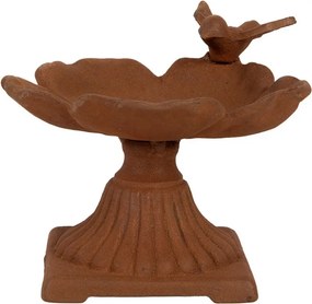 Rustikální rezavé krmítko pro ptáčky - 17* Ø 11*13 cm