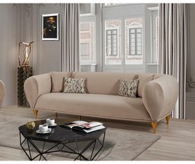 Hanah Home Třímístná pohovka MEBLON krémová 867UNQ1551