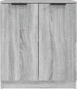 Příborníky 2 ks šedé sonoma 60 x 30 x 70 cm kompozitní dřevo 3115778