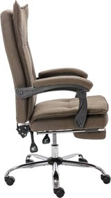 Kancelářská židle taupe textil 20367