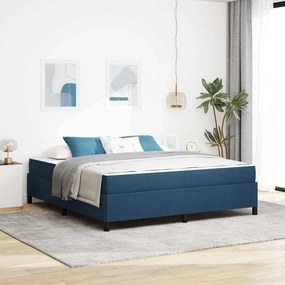 Postel s boxspringem Modrá 180 x 200 cm textil 3398884