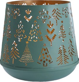 MOUNTAIN LODGE Lucerna 18 cm - zelená
