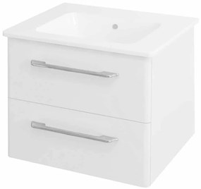 Pura - Umyvadlová skříňka 57x50,7x48,5 cm, bílá