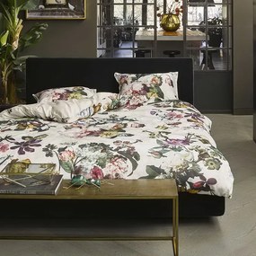 Essenza Luxusní povlečení Fleur ecru 140x200, 70x90 - 100% bavlněný satén