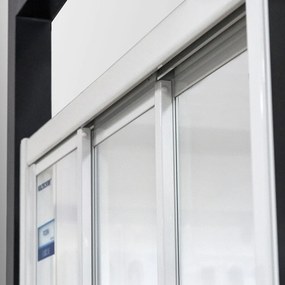 Sprchové dveře posuvné s oboustranným vstupem PD3N+LLBD Viz technická specifikace Grape Bílý PD3N/800+LLBD/800 800 800 PD3N/800_LLBD/800_bi_gr