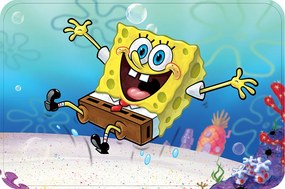 Dětská koupelnová předložka SpongeBob Veselý Sponge Bob 40 × 60 cm