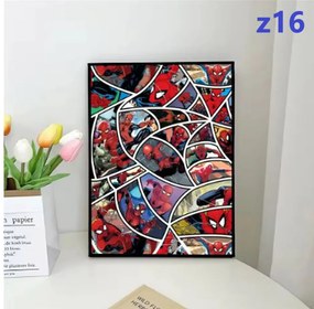 Stylový plakát "Spiderman" - 25 motivů/5 velikostí Motiv: z16, Velikost: 40x60 cm