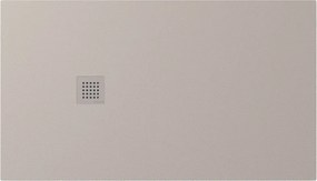 Polysan Polysan, TRENECA sprchová vanička z litého mramoru s možností úpravy rozměru 140x80cm, béžová matná, 84304.81
