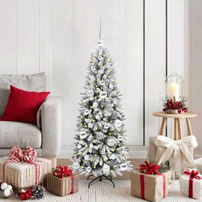 Umělý vánoční stromeček Bílá 120 cm PVC, plast, ocel a PE 3396026