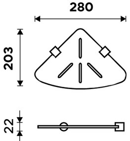 Nimco Rohová police IXI - BR X208-26