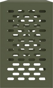 vidaXL Ochrana klimatizace Olivově zelená 110 x 50 x 80 cm [865907]