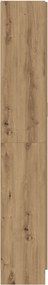 Skříň dub artisan 82,5 x 30,5 x 185 cm kompozitní dřevo 3318721