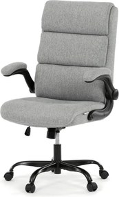 Kancelářské křeslo KA-K3104 BK, houpací mechanismus, černá látka (67 x 68) cm Šedá