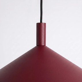 Sollux Lighting Závěsné svítidlo NOX 40 bordó