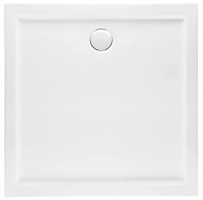 Polimat Čtvercová akrylátová sprchová vanička Goliat 80x80 (90x90) Barva: Bílá, Rozměry (cm): 90x90