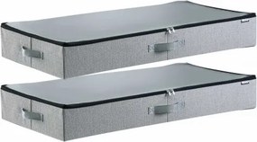 Úložný prostor pod postel s průhledným víkem, 850 × 430 × 120 mm VEVOR