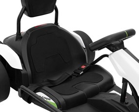 Ramiz Dětská motokára na baterie Fast 3 Drift bílá + funkce driftu + motory 2x150W + LED rádio + pásy