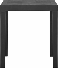 Zahradní stůl šedý 79 x 65 x 72 cm plast 315843